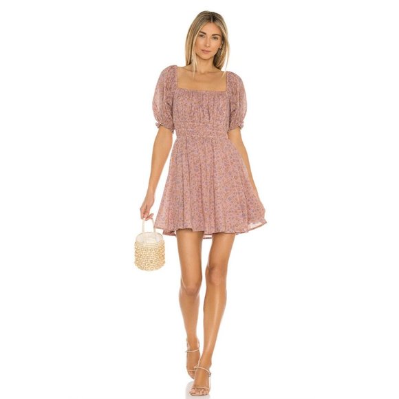 Spell | Dresses | Spell Rae Mini Dress Dusty Pink Organic Cotton | Poshmark